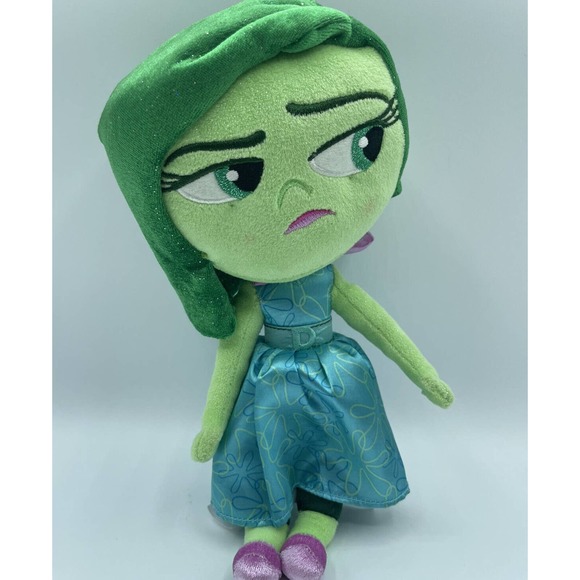 Disney | Toys | Disney Pixar Inside Out Disgust 1 Plush Stuffed Animal ...